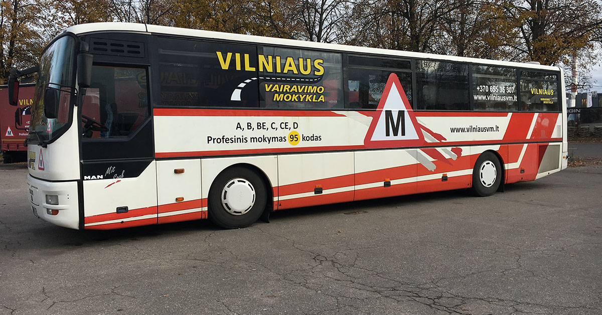 D kategorija - Kursai Vilniuje - Vilniaus vairavimo mokykla